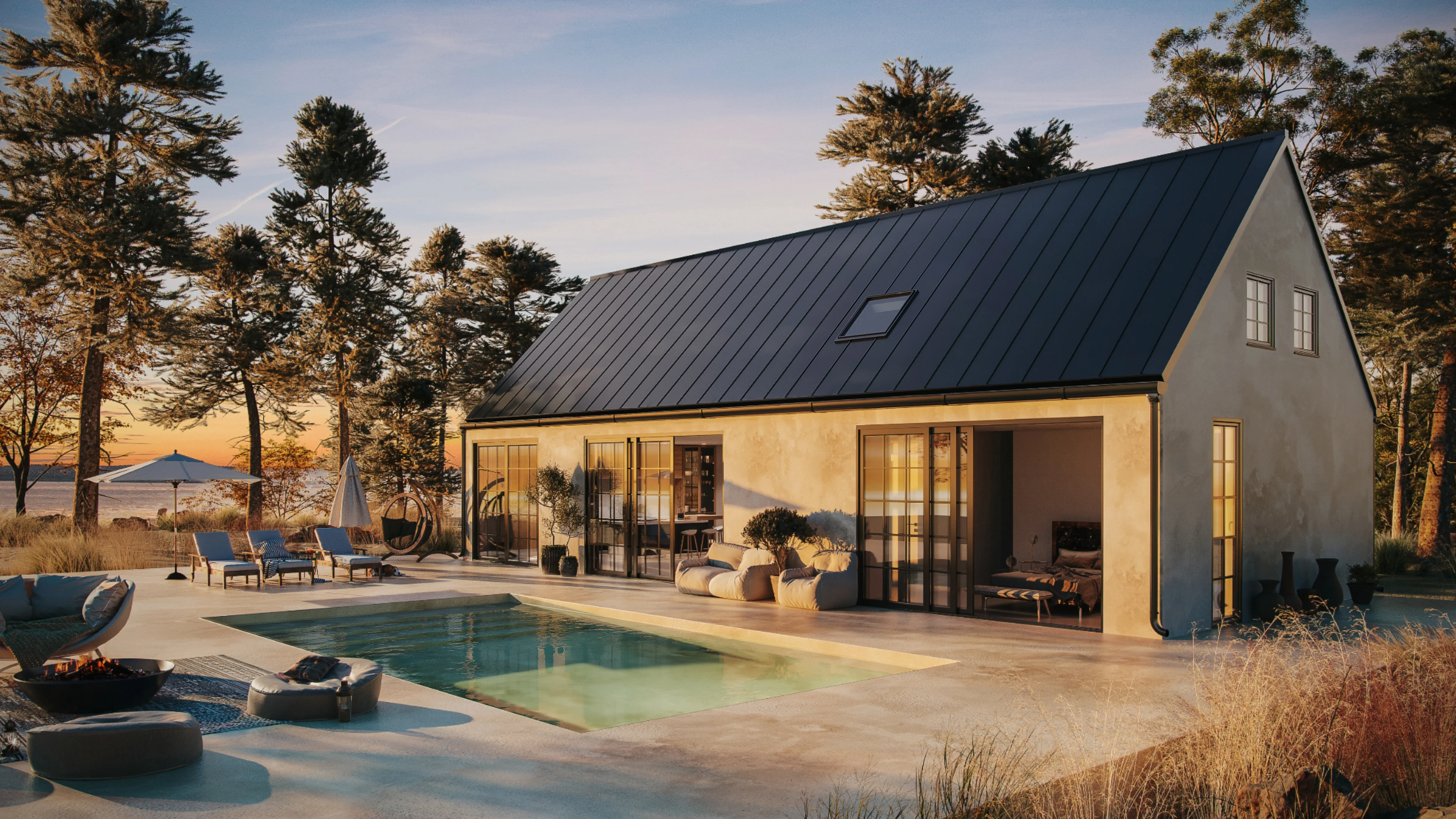 Stenhus: Villa Gotland - Minimalistens dröm!